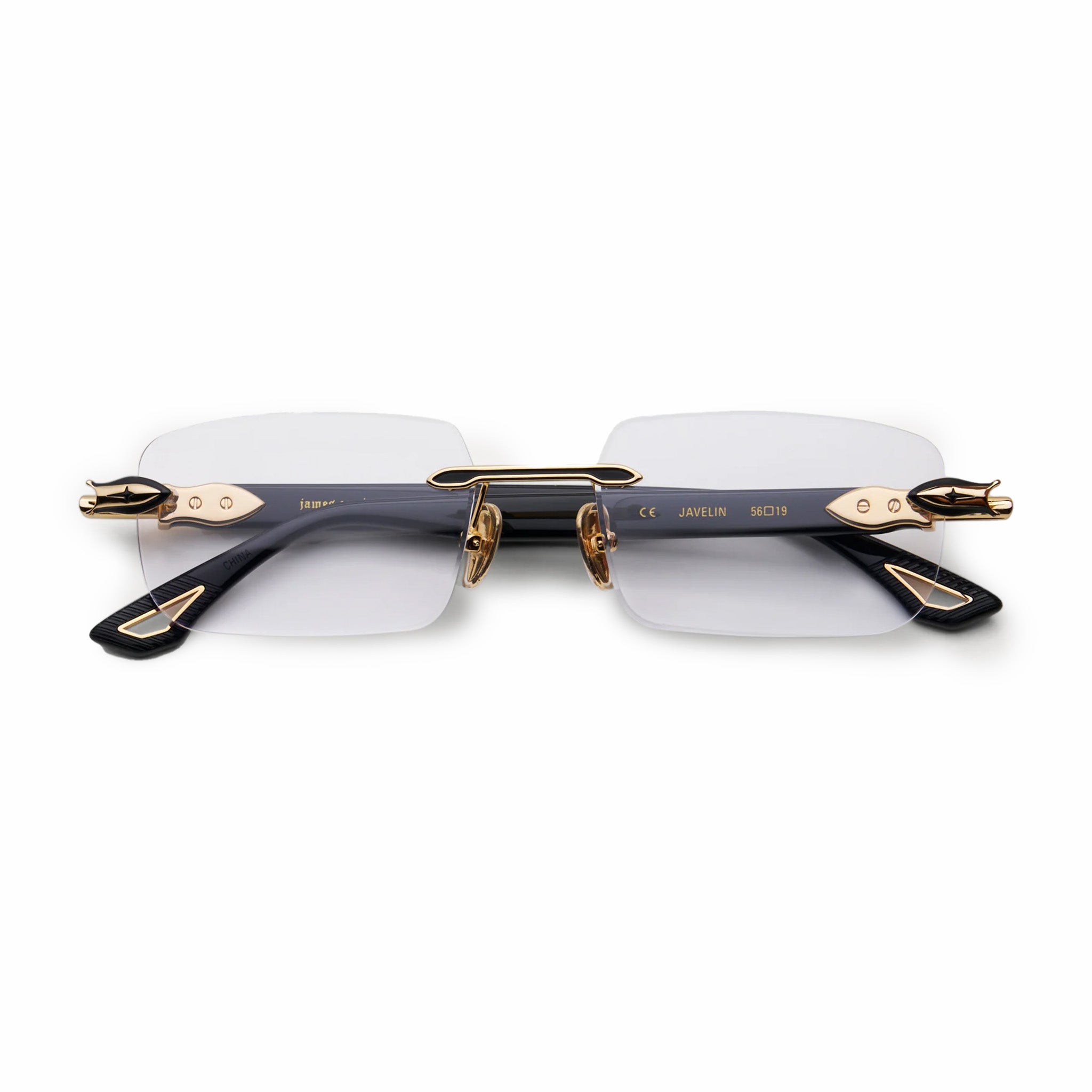 James Oro Clear Javelin (Clear Tint/Black Frame) – August