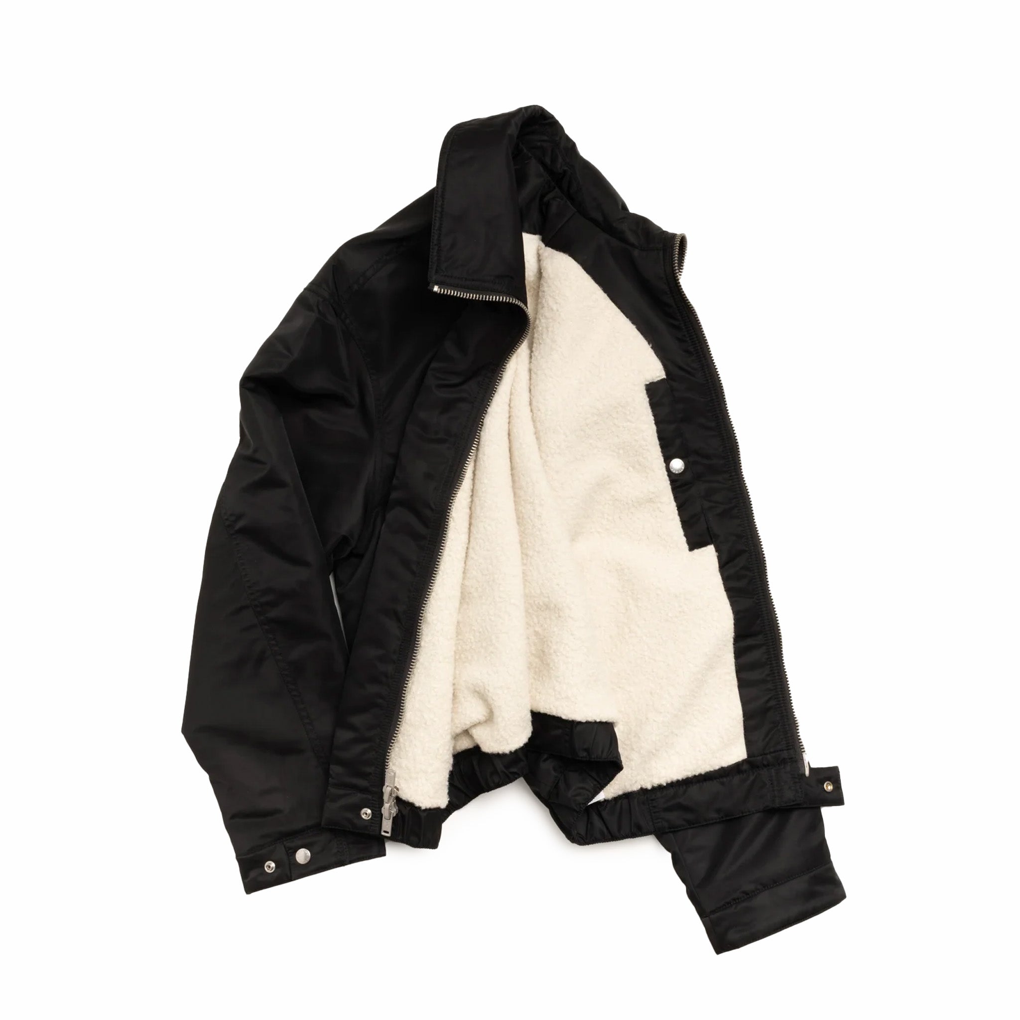 Stüssy Pile Lined Zip Jacket (Black) – August