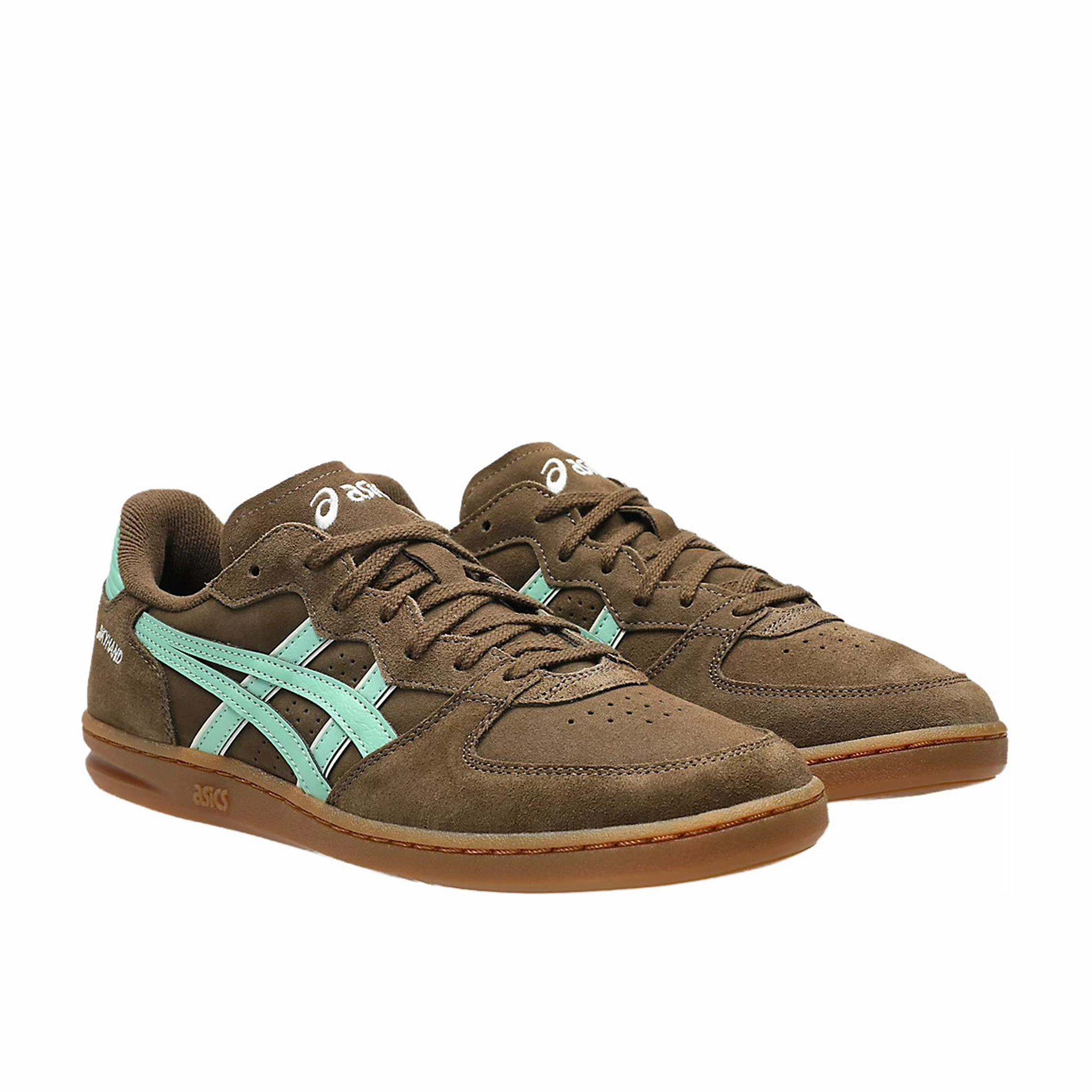 ASICS Men's Skyhand OG (Brown Storm/Ice Green) – August
