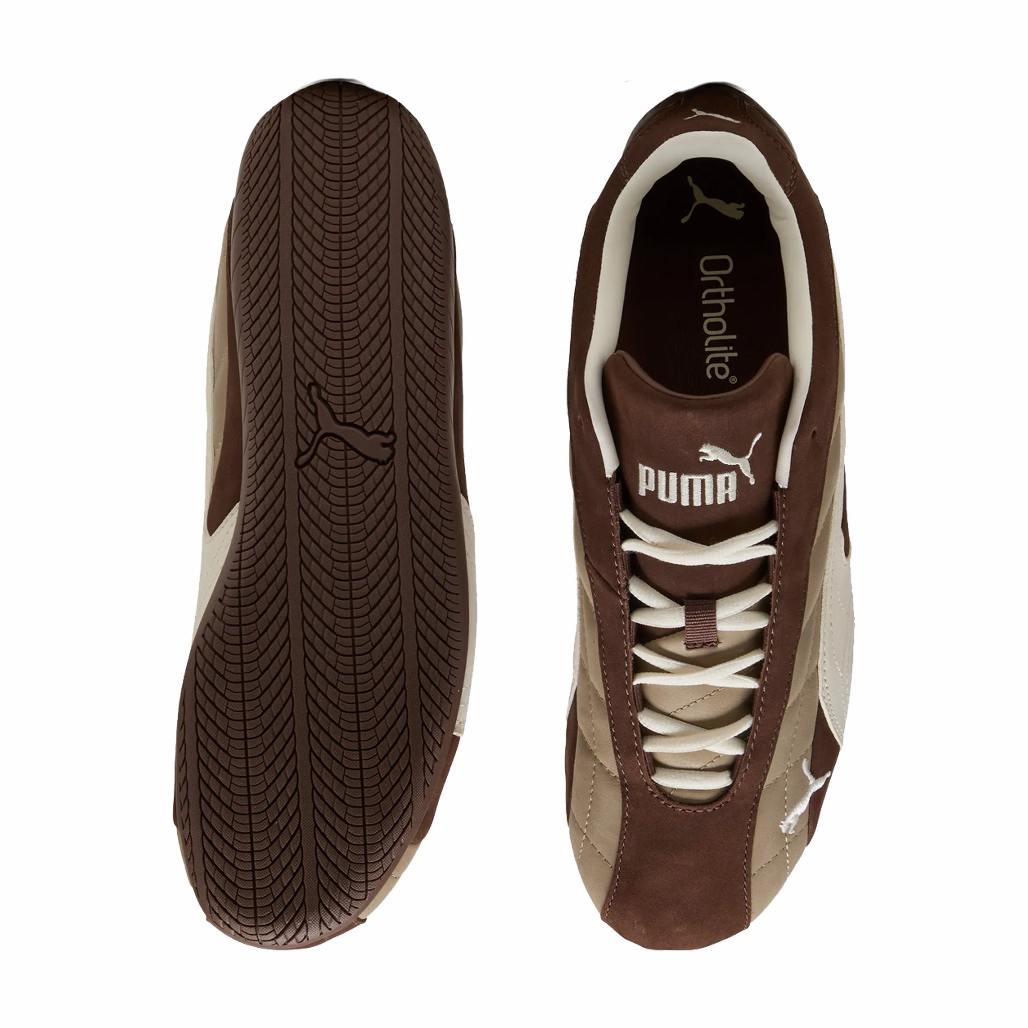Puma Men's Speedcat Plus Quilted (Espresso Brown/Warm White) – August