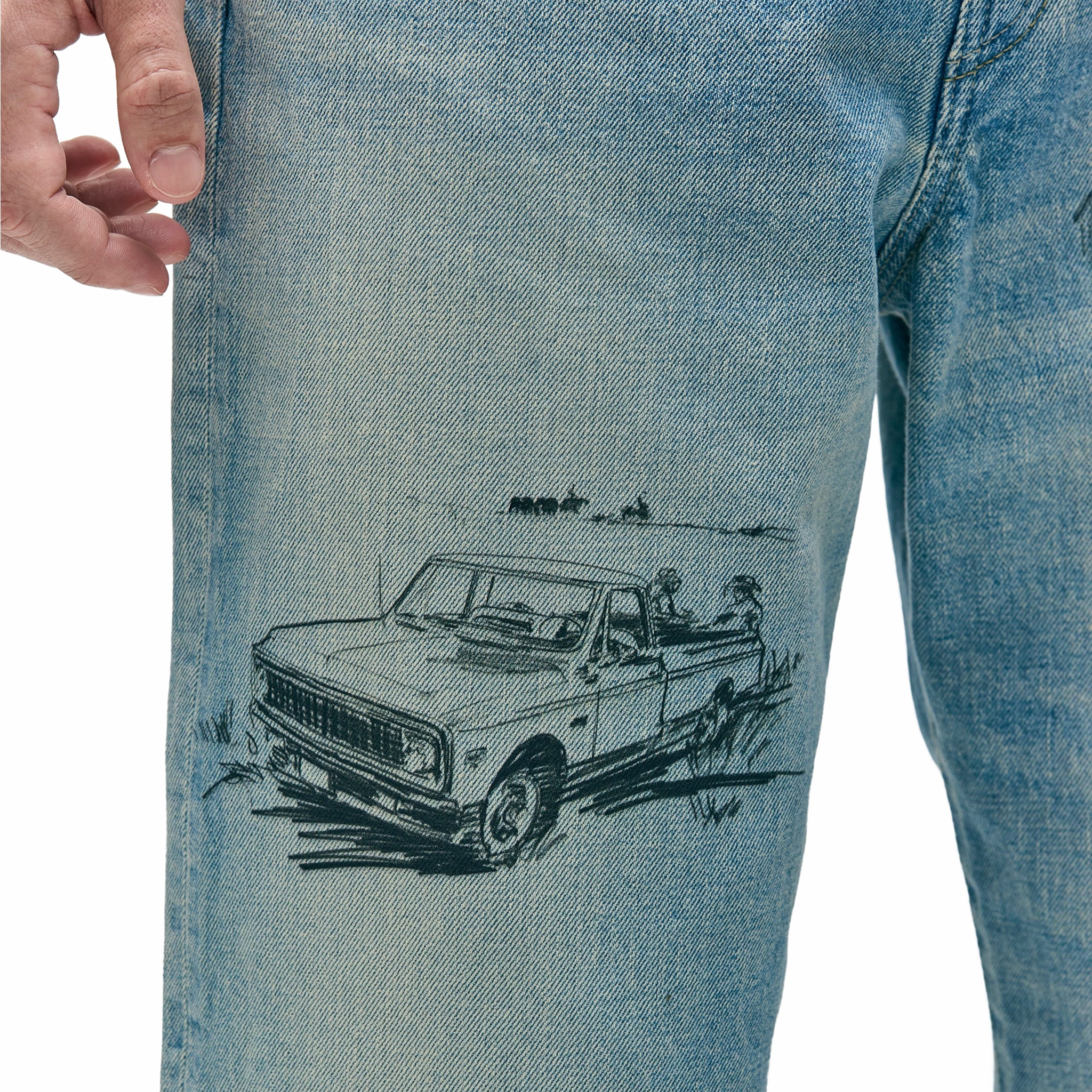 Neighborhood x OOTD . Washed DP Basic Denim Pants (Indigo) – August